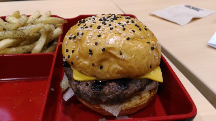 Burger Month: Tokyo Tokyo’s Wagyu Cheeseburger (with Nori Fries) | 3rd ...